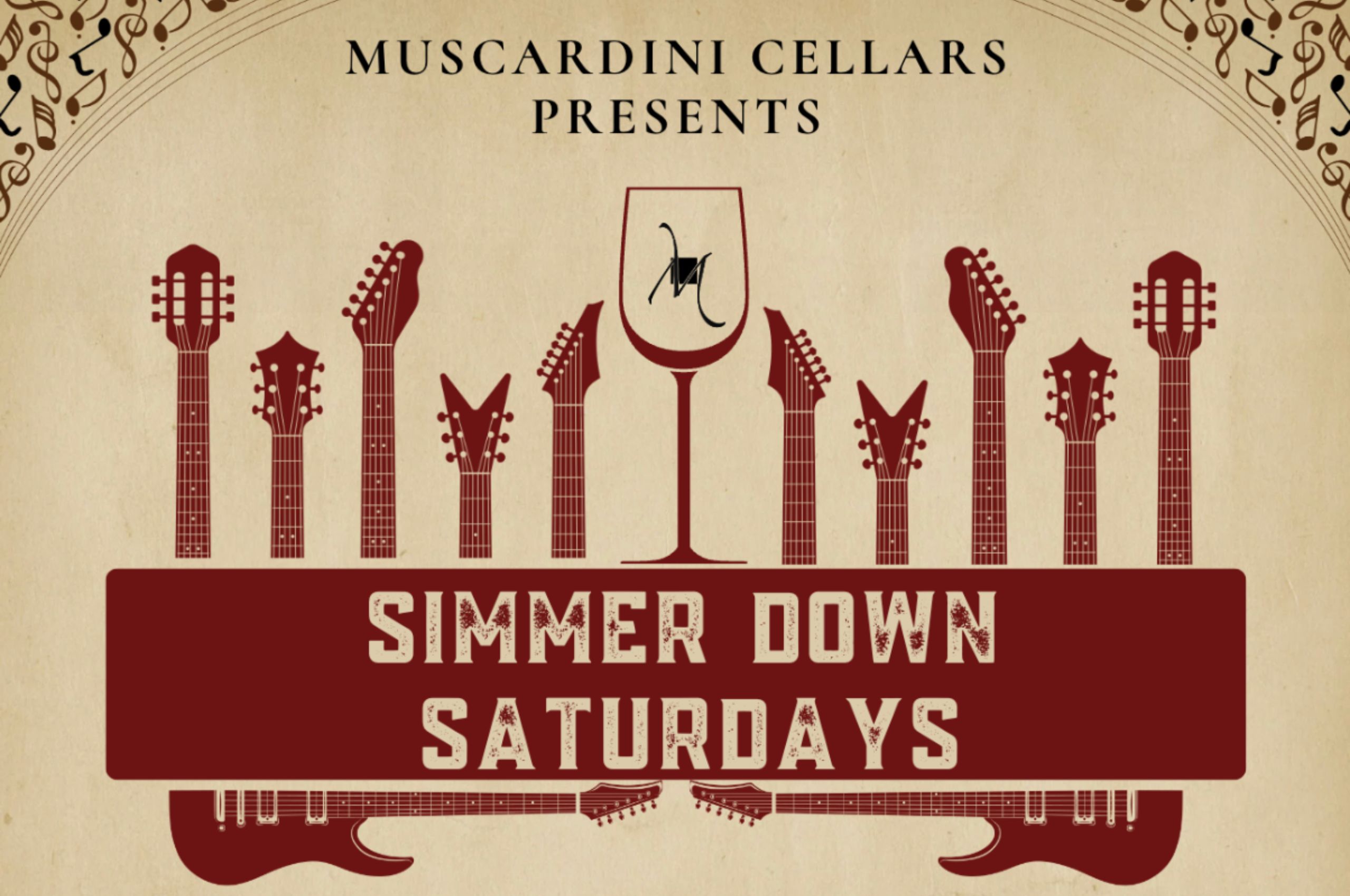 Simmer Down Saturday Live Music Series 2024 - Muscardini Cellars